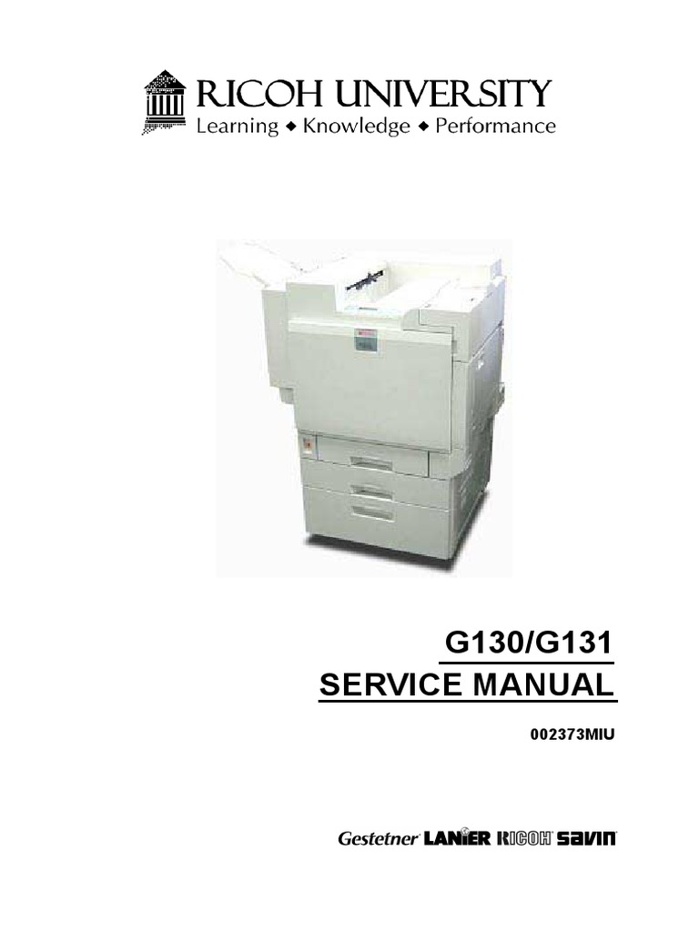 ManualServicos Impressora g130 - 131 PDF | PDF | Printer (Computing ...