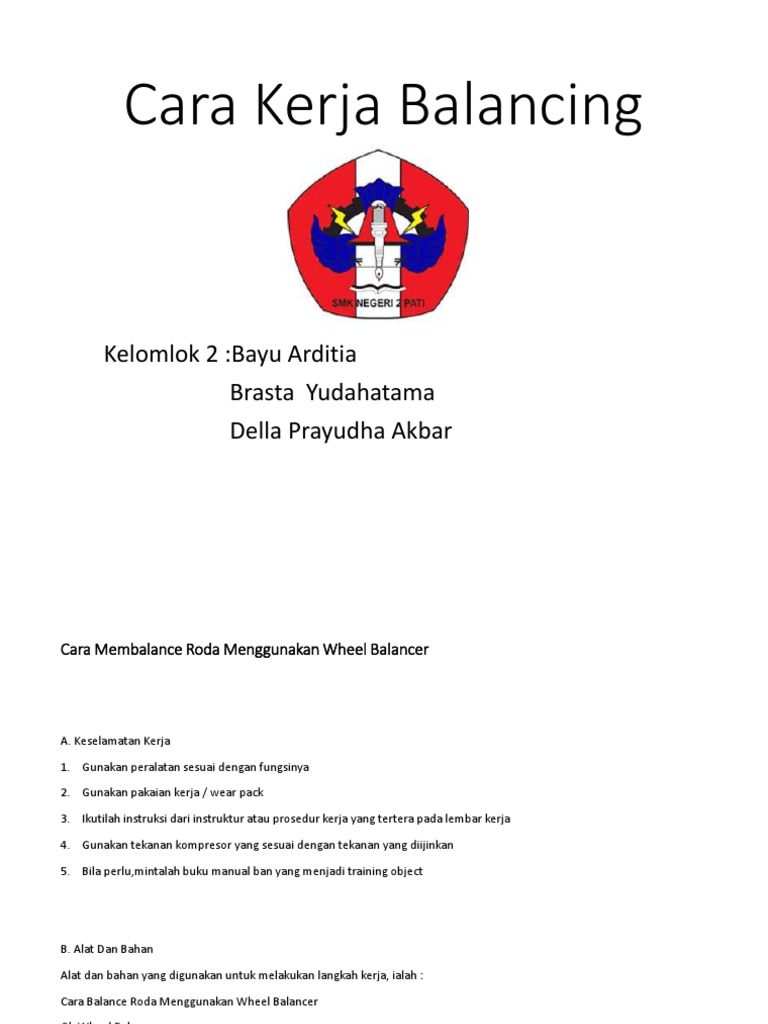 Cara Kerja Balancing Roda Menggunakan Mesin Balance Roda (Wheel ...