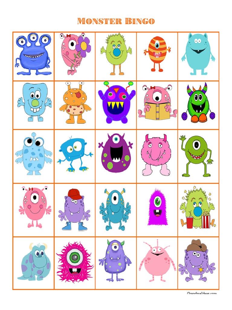 Monster Bingo One | PDF