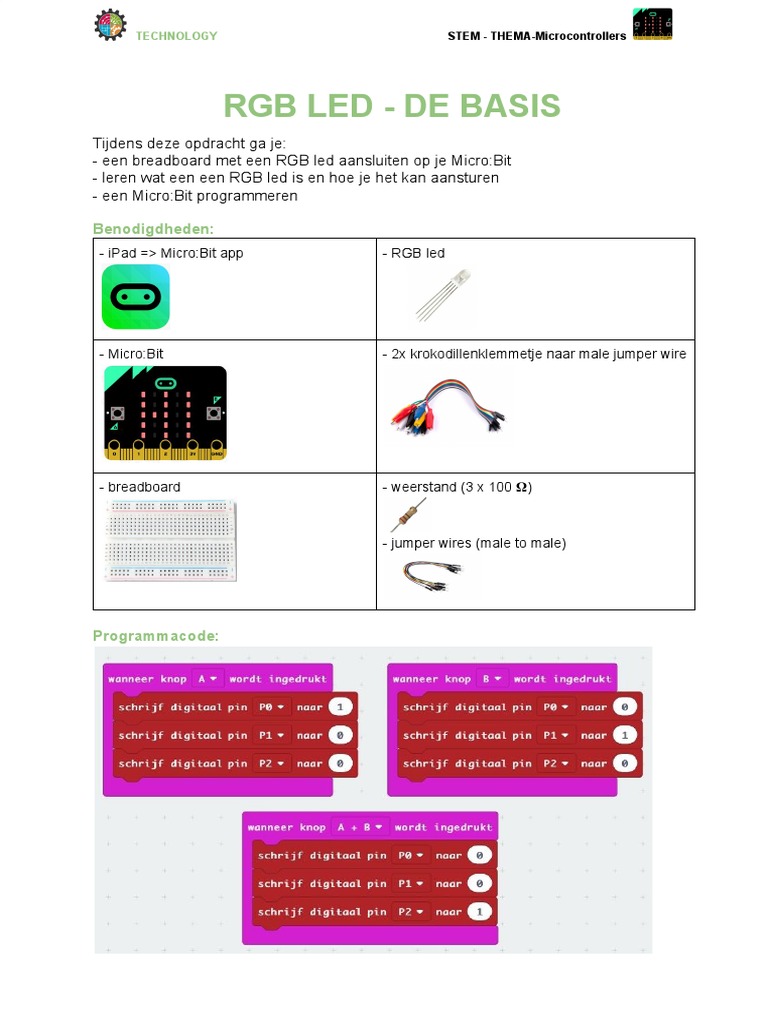 K5 Microbit Rgb Led Basis Pdf
