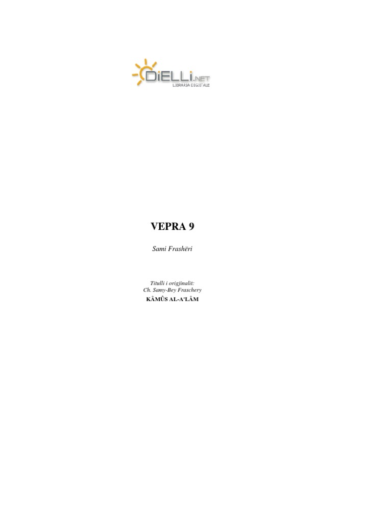 Sami Frasheri - Vepra9 | PDF