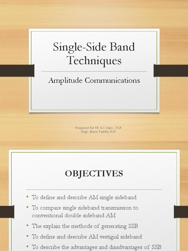 Single-Sideband Modulation Overview | PDF | Frequency Modulation | Radio