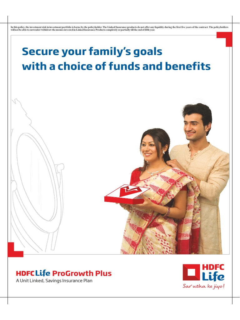 HDFC Pro Growth Plus | PDF | Insurance | Life Insurance