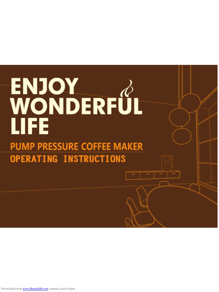 Java wsd18 Operating Instructions Manual | Download Free PDF | Coffee | Brewing