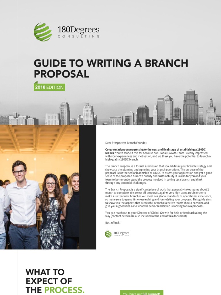 Guide To Writing A 180DC Branch Proposal PDF | PDF