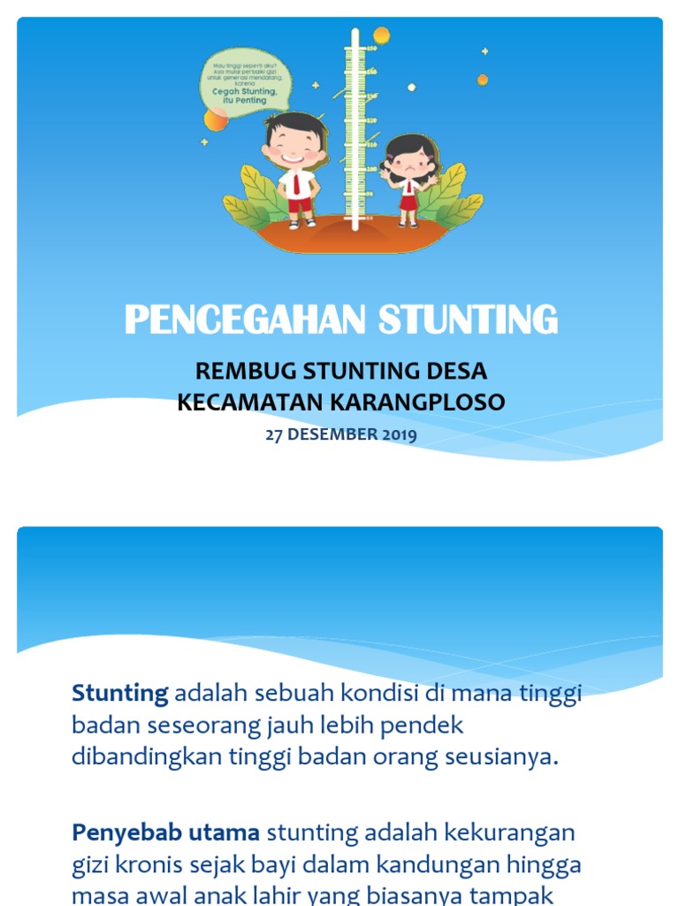 Rembug Stunting | PDF