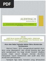 Audit Bab 23 Audit Siklus Kas | PDF