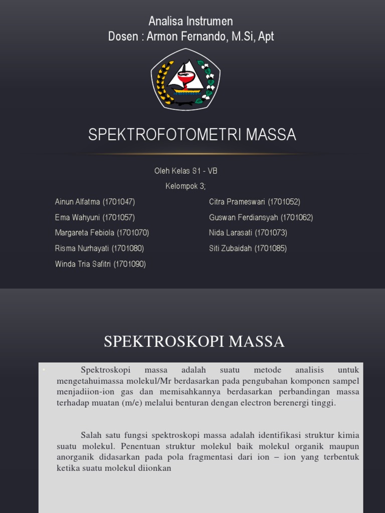 Spektro Massa | PDF