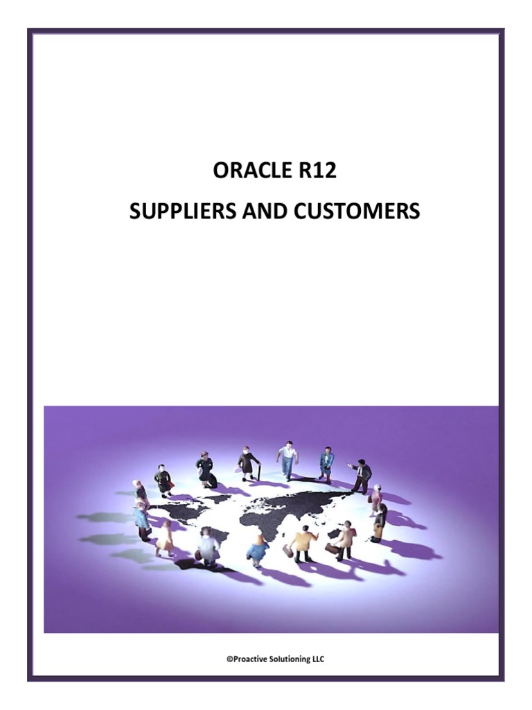 Oracle R12 Suppliers and Customers | PDF | Accounts Payable | Banks