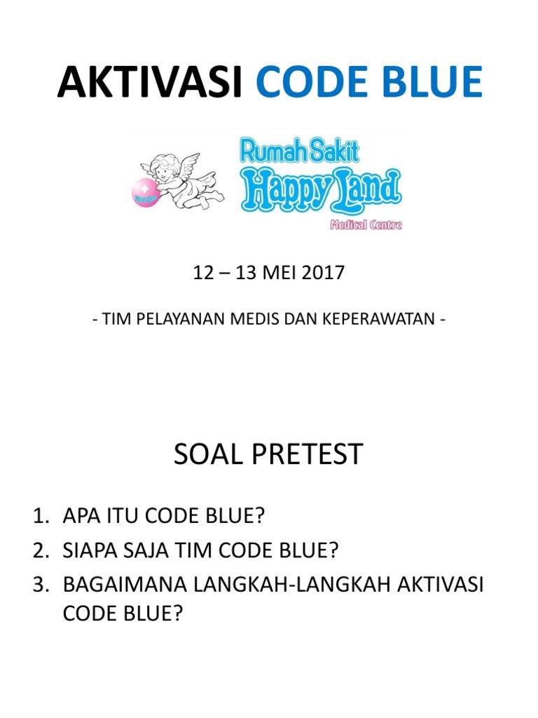 Aktivasi Code Blue | PDF