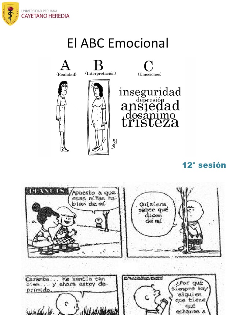 12 Sesión Emociones El ABC Emocional | PDF | Las emociones | Metafísica ...