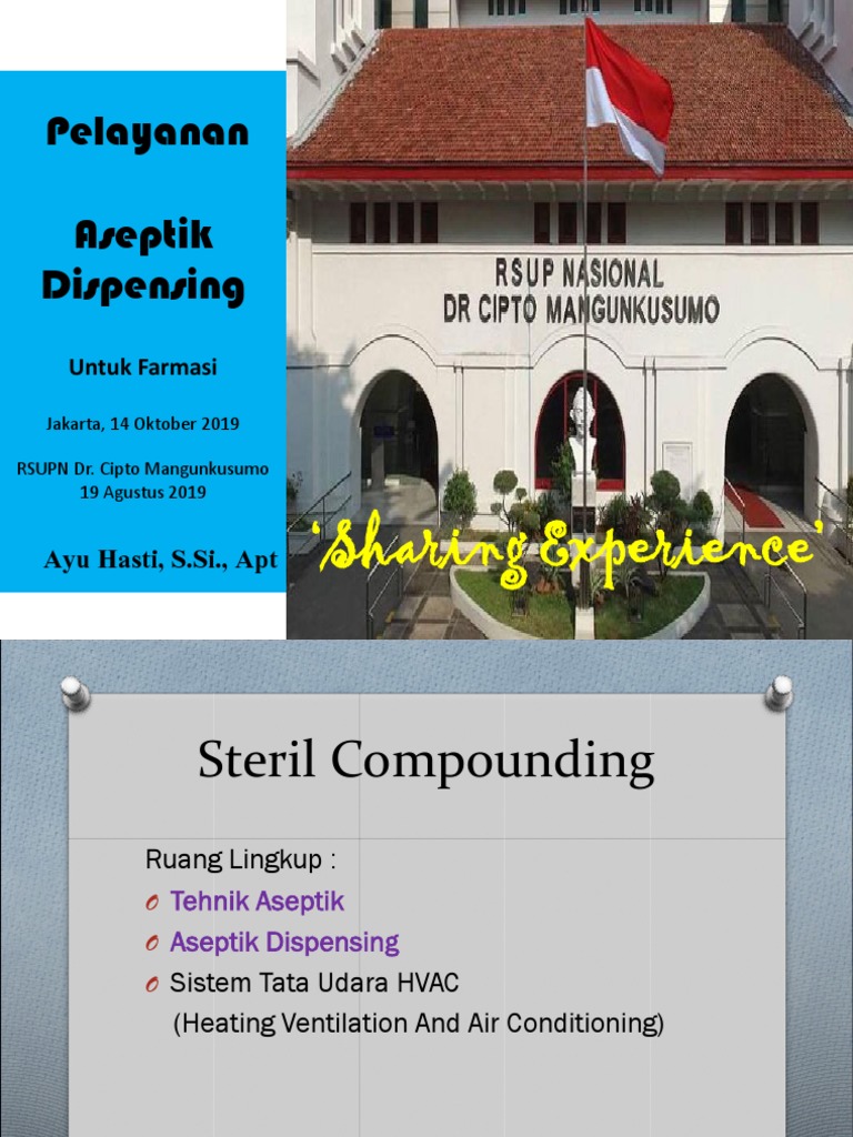 Teknik Aseptik dalam Pelayanan Farmasi | PDF