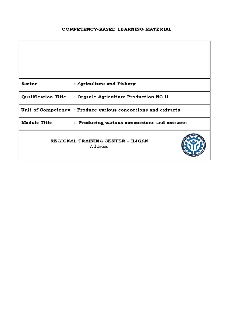 4 Competency Based Learning Material 2 | PDF | Food And Drink | Nature