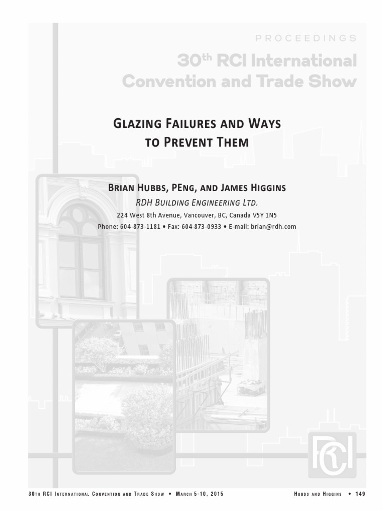 Preventing Glazing Failures: A Case Study Analysis of Insulated Glass ... Preventing Glazing Failures: A Case Study Analysis of Insulated Glass ...