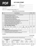 Draft PTW Format | PDF | Safety | Wellness