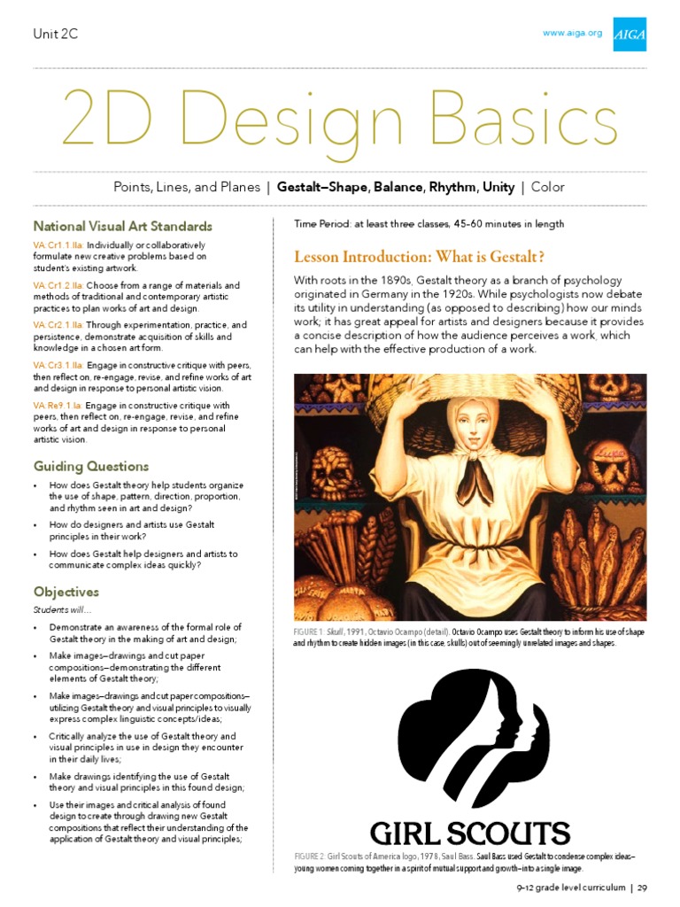 2c 2d Design Gestalt | PDF | Composition (Visual Arts) | Symmetry