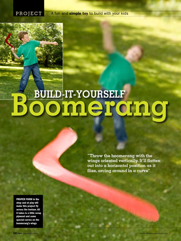 Make A Boomerang PDF | Download Free PDF | Plywood | Nature