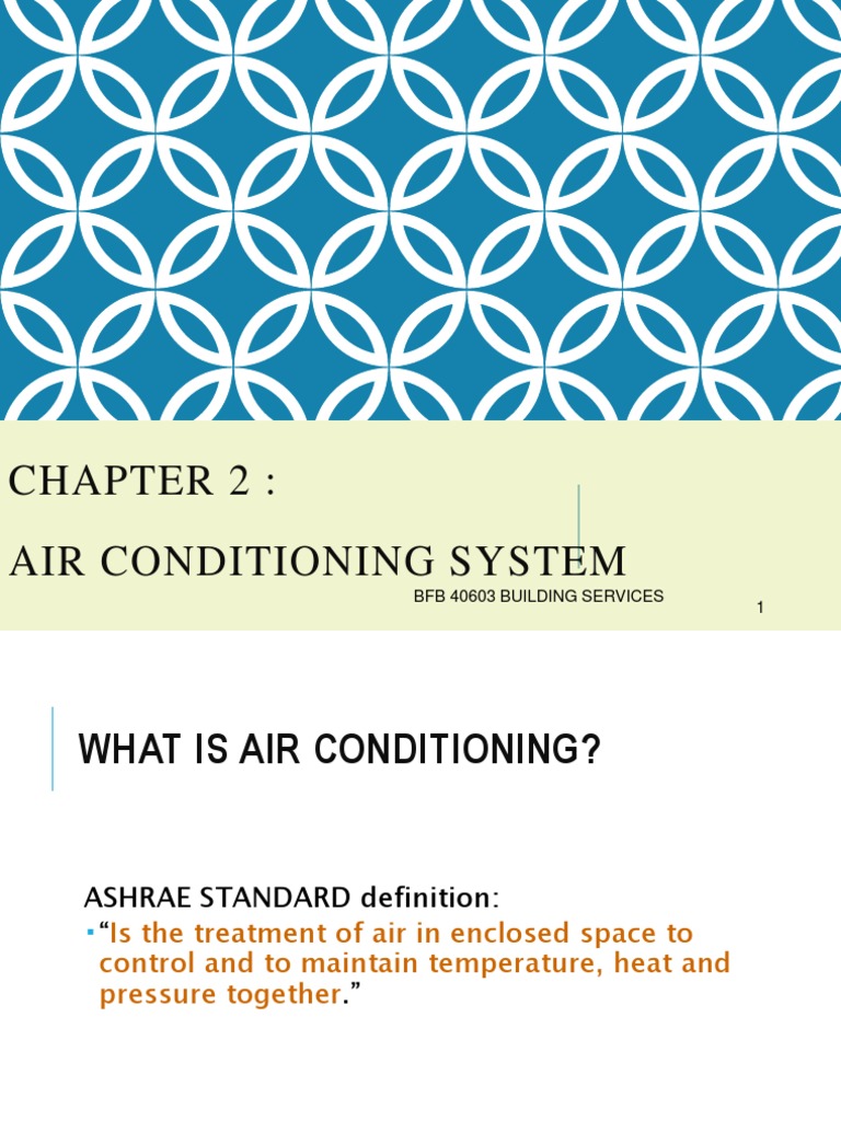 CHAPTER 2 - Part 1 Air Conditioning System PDF | PDF | Air Conditioning ...