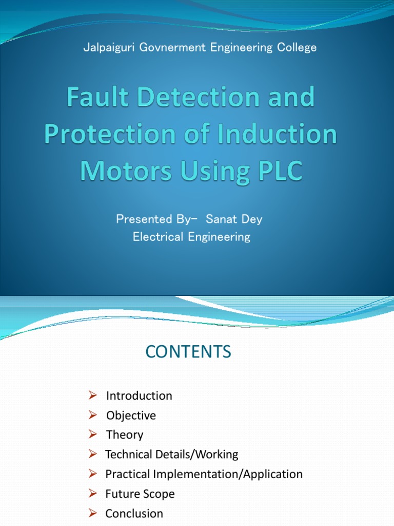 PLC-Based Induction Motor Protection System | PDF | Programmable Logic ...