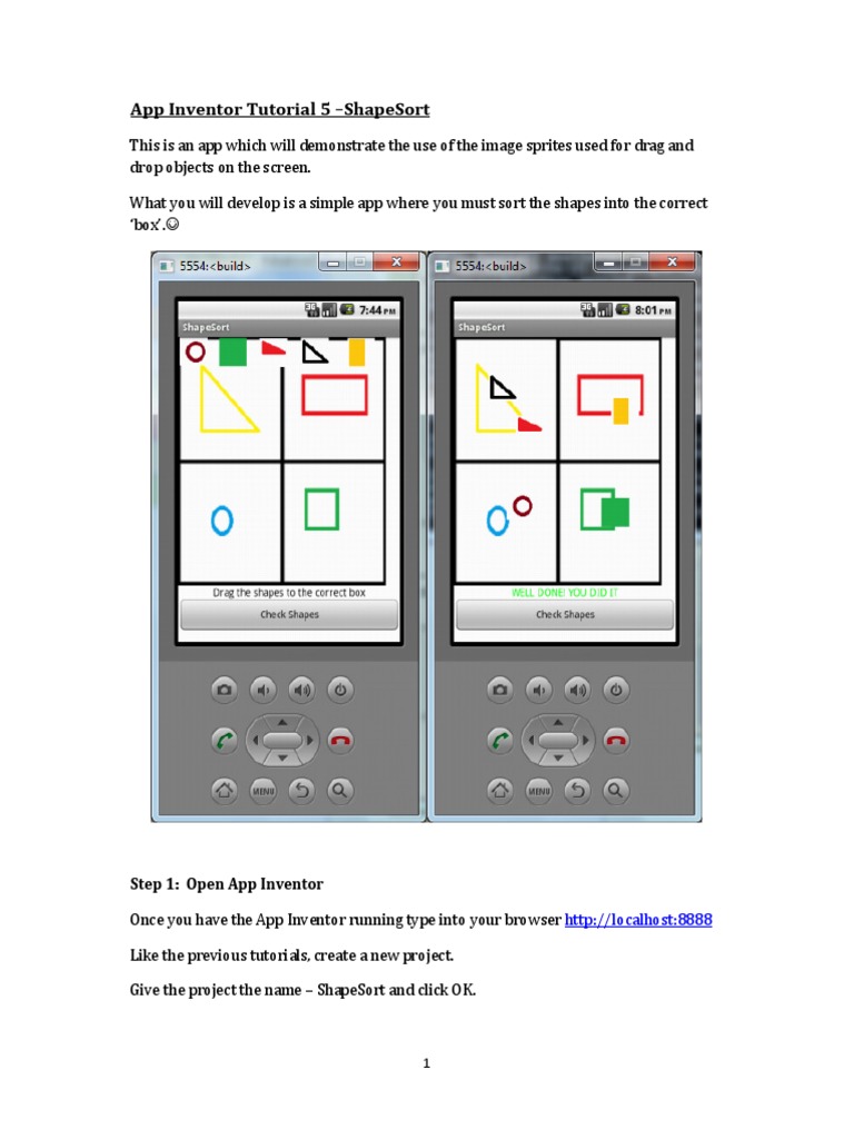 Mit App Inventor Tutorial 5 - @JianliRahman PDF | PDF | Computer ...