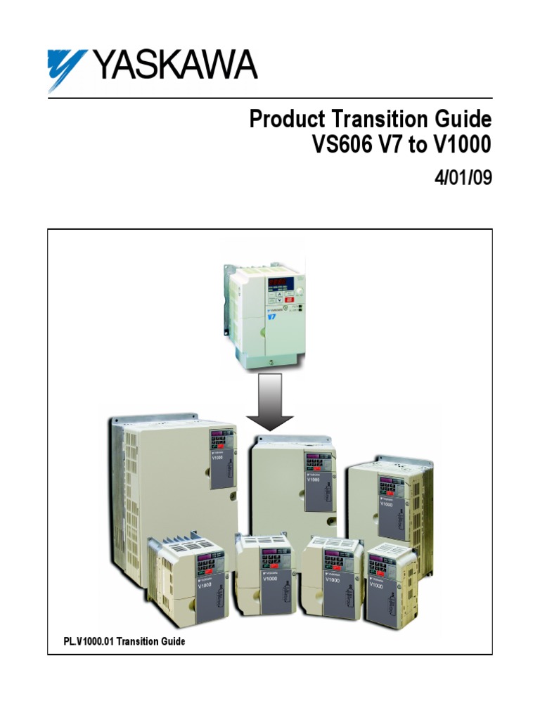 Yaskawa Transition Guide V7 - To - V1000 | PDF | Specification ...