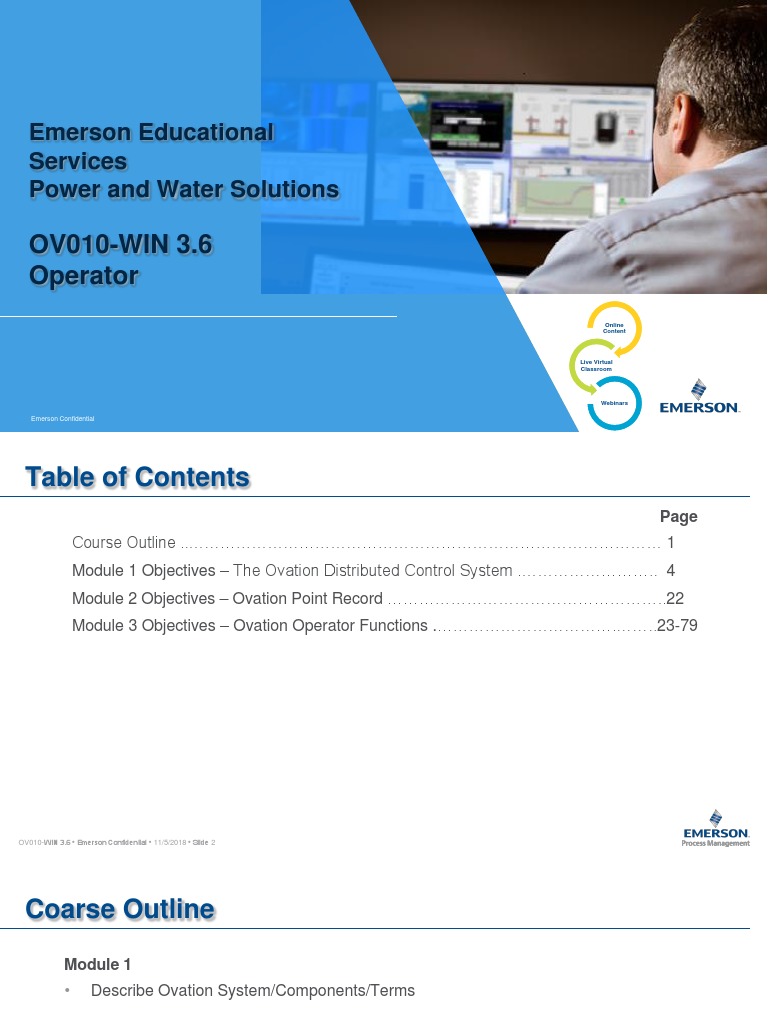 Ovation DCS Training Course Overview | PDF | Databases | Programmable Logic Controller