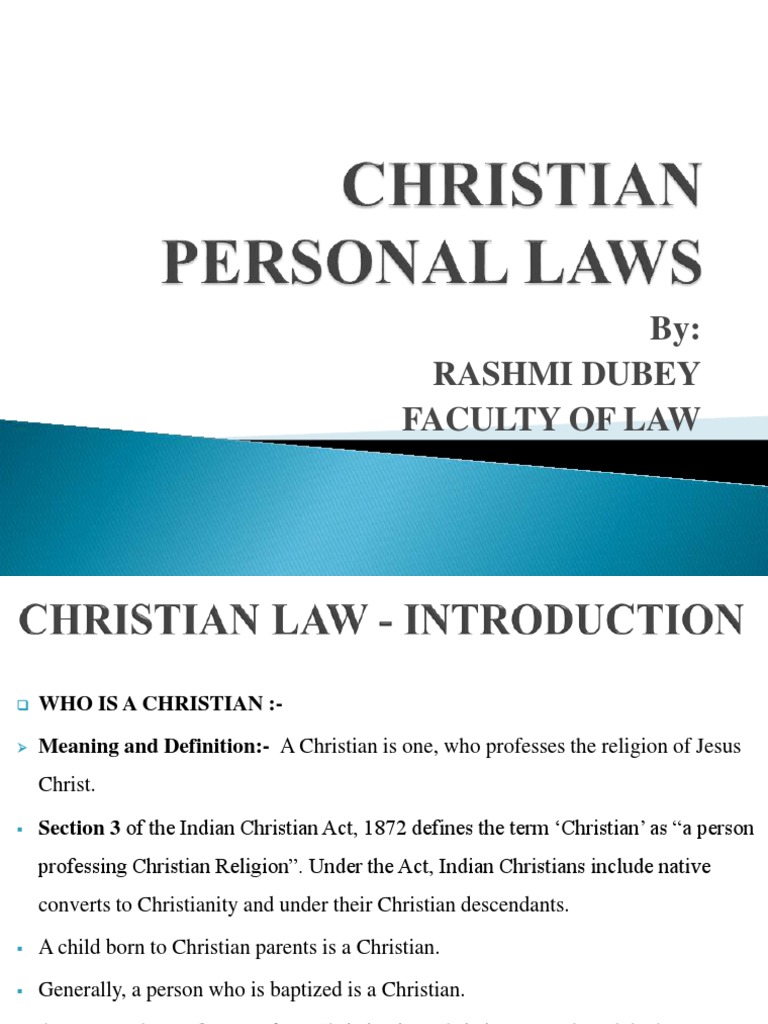 Christian Marriage Law in India | PDF | Marriage | Wedding