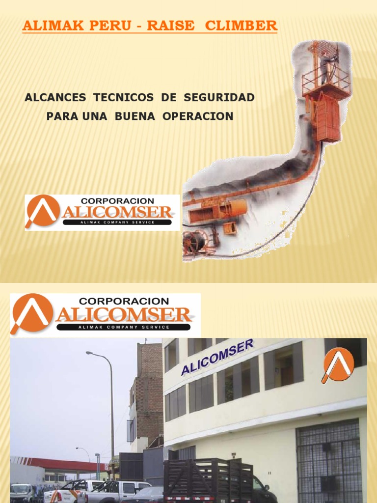Alimak - Perú. Raice Climber | PDF | Engranaje | Máquinas