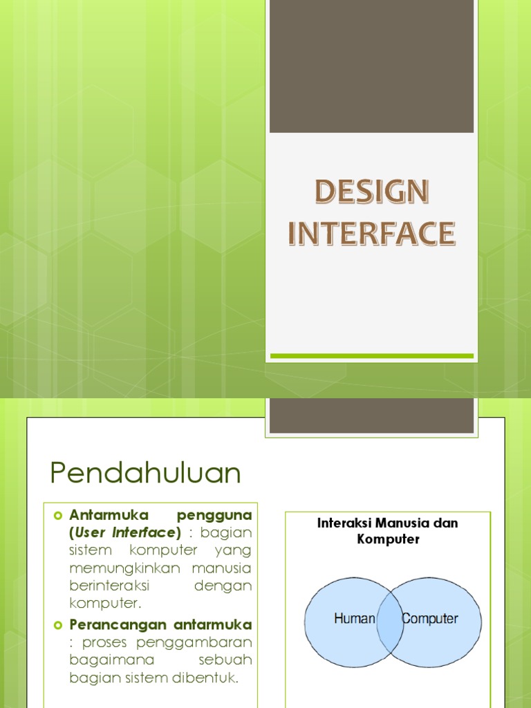 Pertemuan 10 Perancangan-Interface PDF | PDF