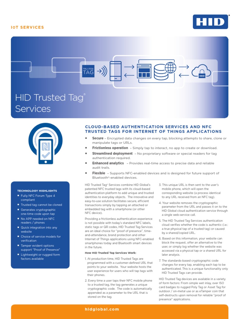 Cloud-Based Authentication Services and NFC Trusted Tags For Internet ...