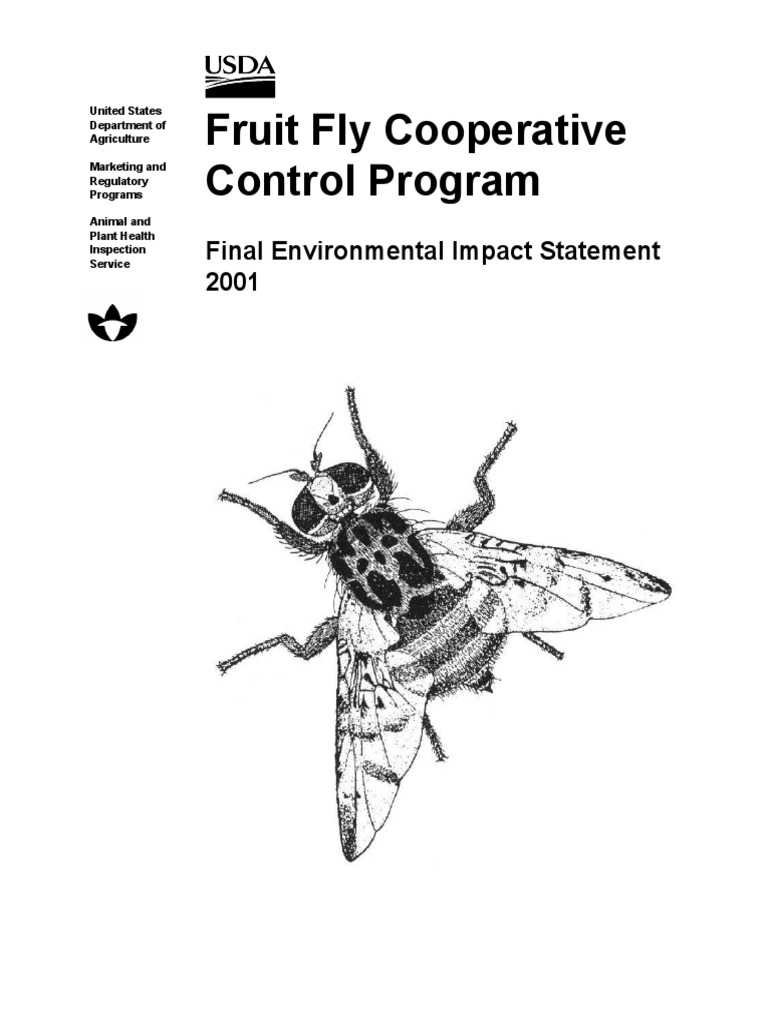 Fruit Fly Cooperative Control Program | PDF | National Environmental ...