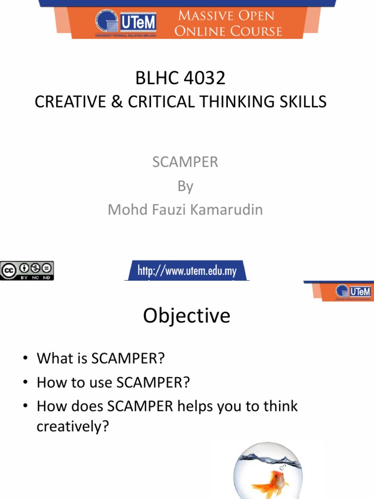 SCAMPER | PDF | Thought | Epistemology
