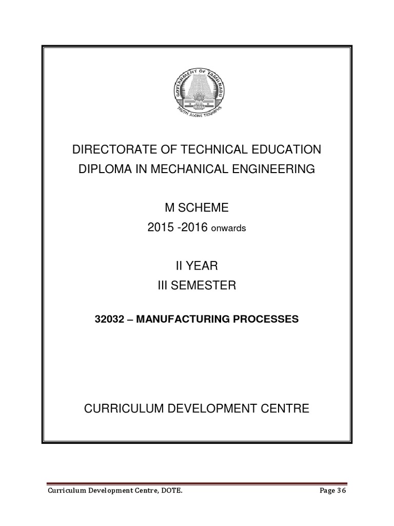 Manufacturing Processes PDF | PDF | Welding | Construction