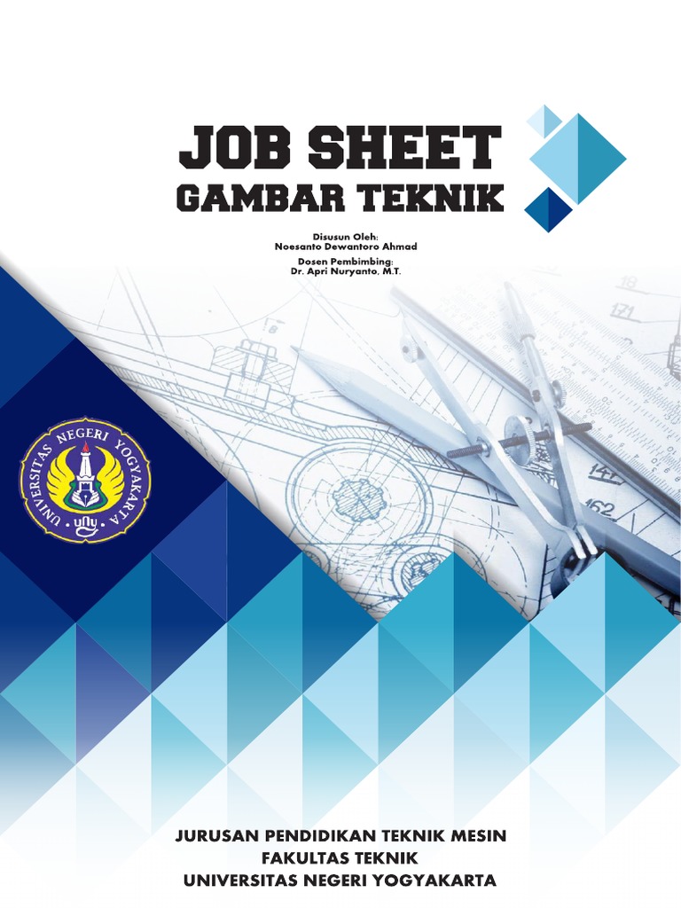 JOB SHEET Gambar Teknik-Ok PDF | PDF