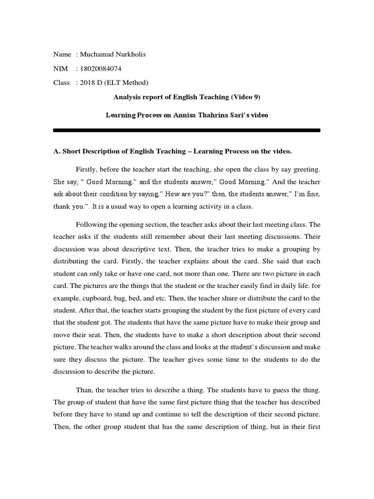 Soal ELT | PDF | English Language | Facilitator