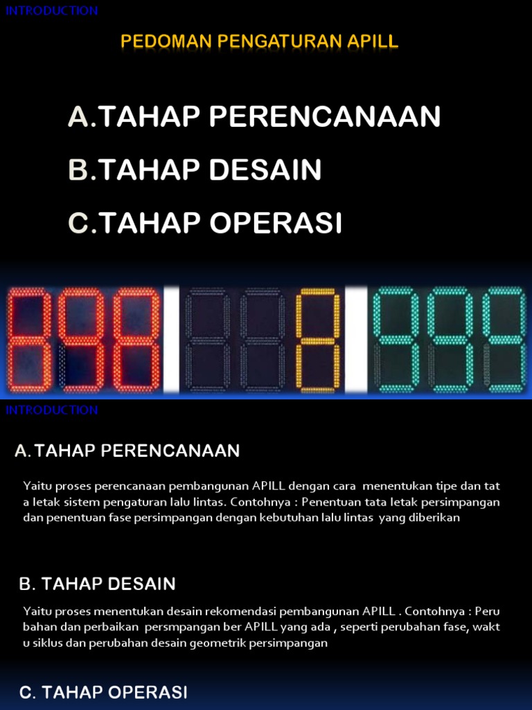 Vb3. Pedoman Pengaturan APILL | PDF