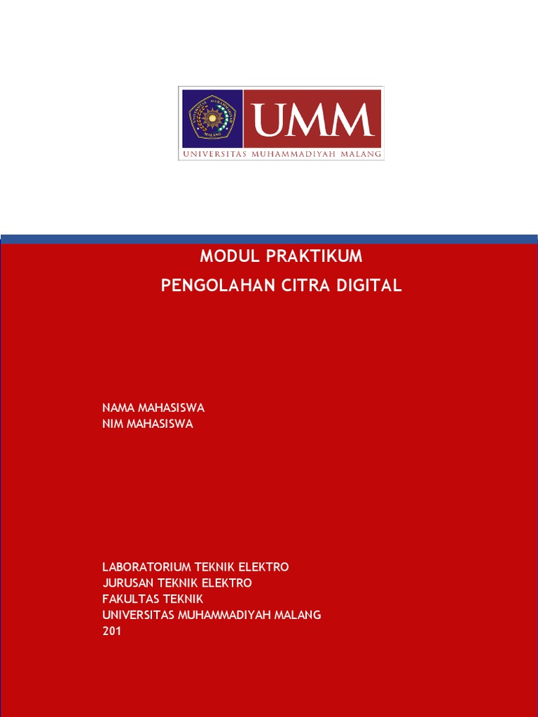 Modul Pengolahan Citra Digital | PDF | Teknologi & Rekayasa