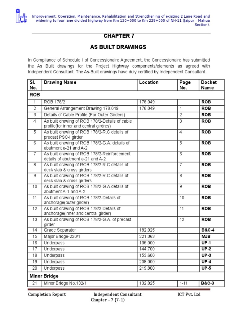 As Built D Drawings | PDF | Toll Road | Road
