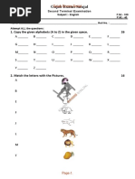 Play Group 1st Term | PDF