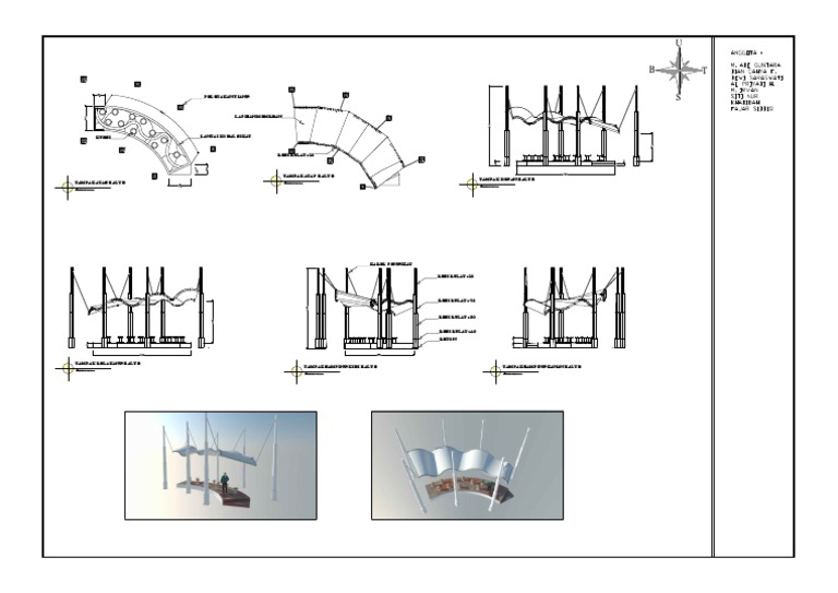 Desain Halte Post Modern | PDF