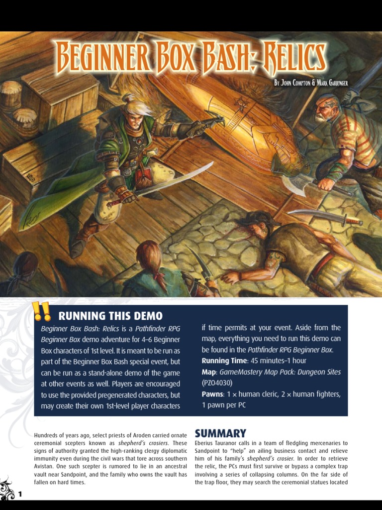 Beginner Box Bash - Relics | PDF | Leisure | Sports