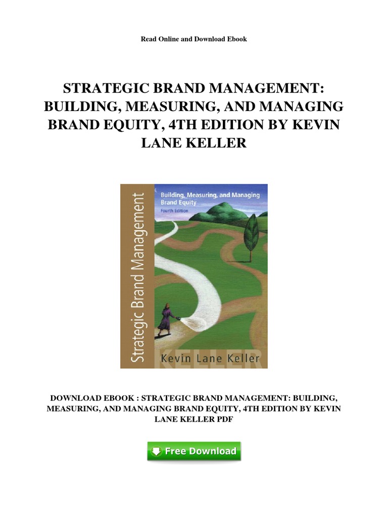 Strategic Brand Management Building Measuring and Managing Brand Equity ...