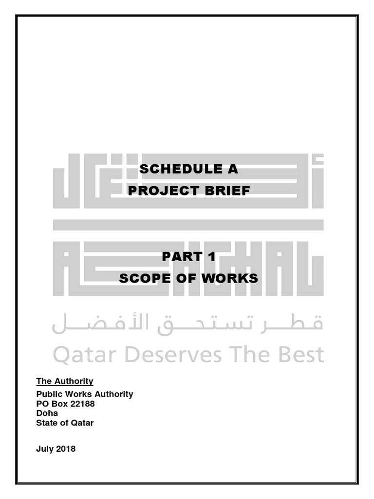 Scope of Work-GTC-016-2018 | PDF | General Contractor | Drainage