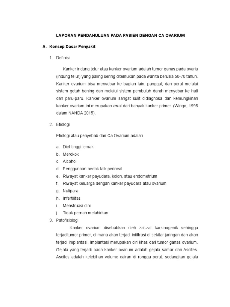 Ca Ovarium | PDF | Sains & Matematika
