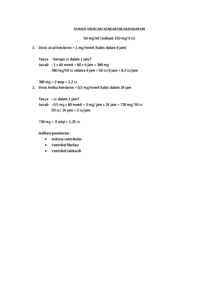 AMIODARON | PDF | Kesehatan Holistik
