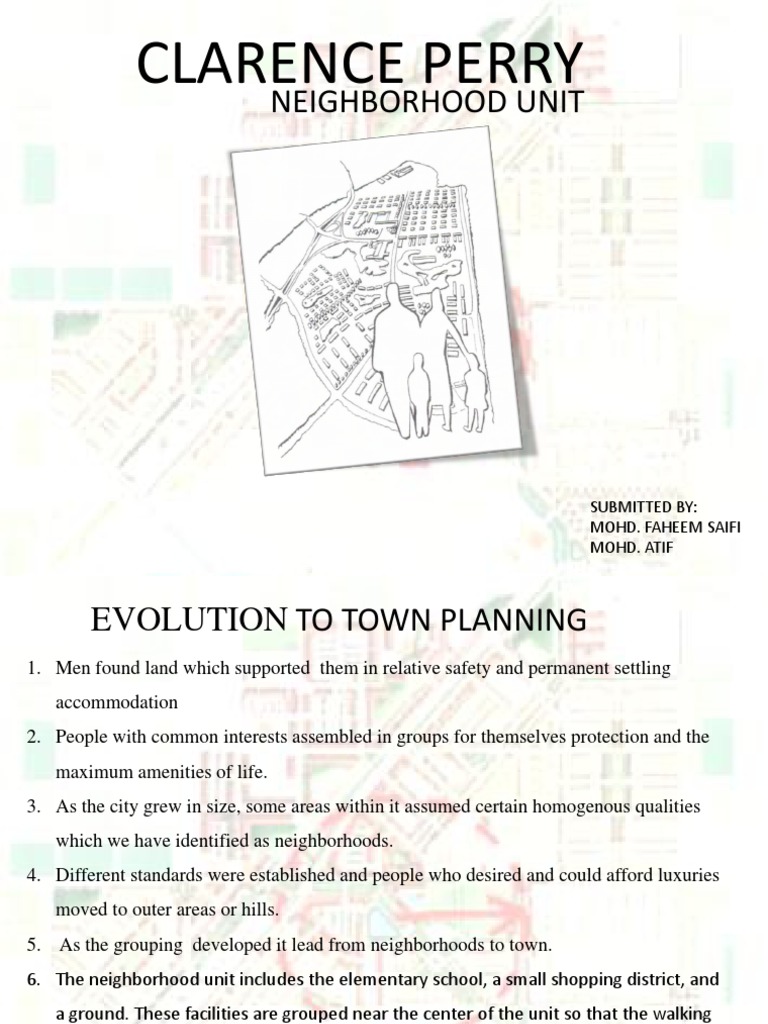 Neighborhood Unit Planning Concepts | PDF | Urban Planning