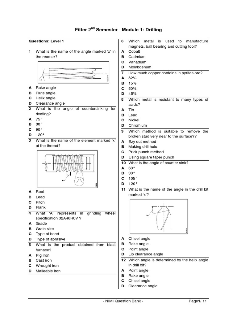 Fitter 2 Ndsem | PDF | Engineering Tolerance | Drilling
