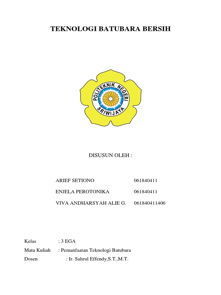 Teknologi Batubara Bersih | PDF