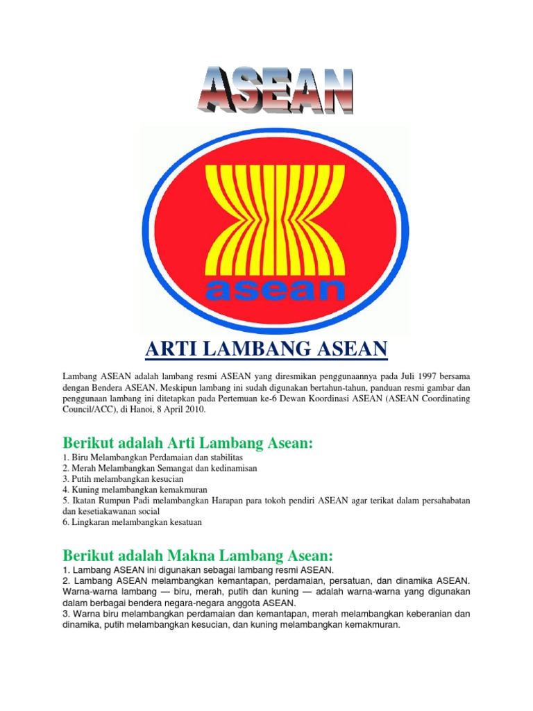 ARTI LAMBANG ASEAN&cover | PDF