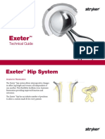 Exeter V40: Femoral Stem Using Exeter Broach | PDF | Surgery | Clinical ...